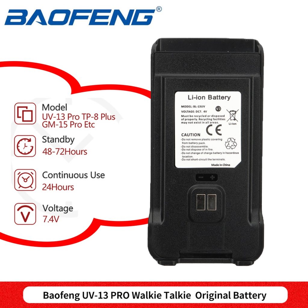 Baofeng UV18 i Black pro Model Professional Long Range Walkie Talkie, 4 ...