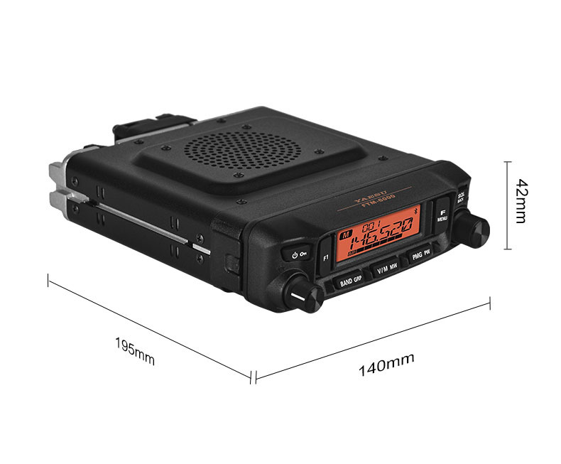 New Car Radio 6000R YAESU FTM-6000R 50W VHF/UHF Dual Band FM Mobile ...