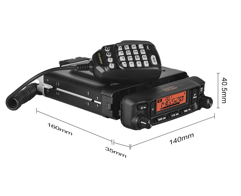 New Car Radio 6000R YAESU FTM-6000R 50W VHF/UHF Dual Band FM Mobile ...