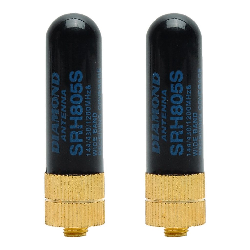 2pcs Handheld Ham Radio SRH805S Short Antenna 5cm SMA-F Diamond Antenna