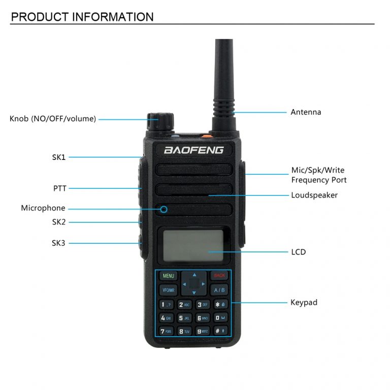New Baofeng DR-1801UV DMR Digital Radio - ALAFONE