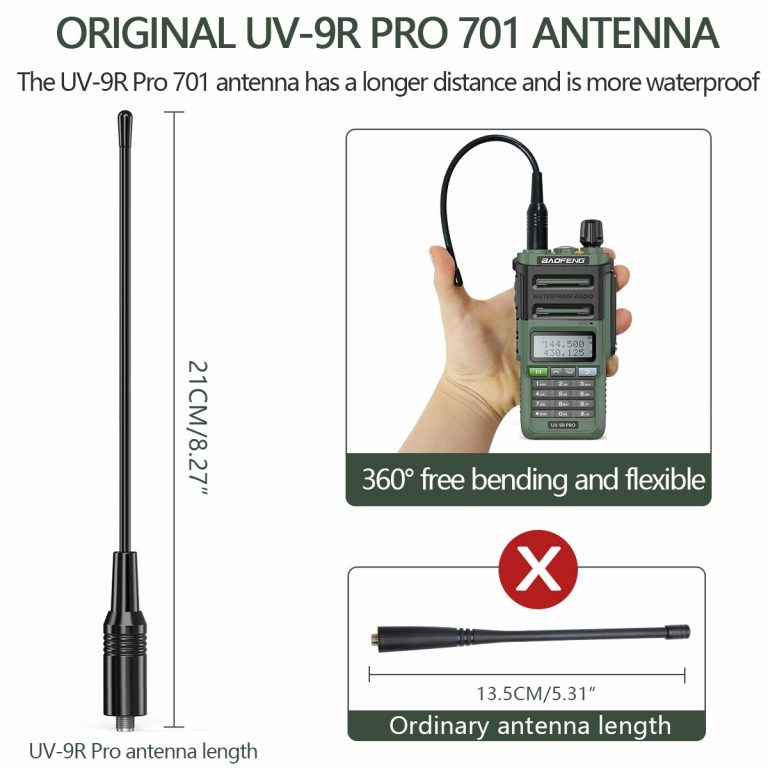 2023 Baofeng UV9R Pro V2 Waterproof IP68 10W Walkie Talkie - ALAFONE