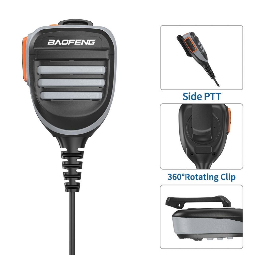 Waterproof Speaker Mic for Baofeng UV-9R Pro UV9R Plus