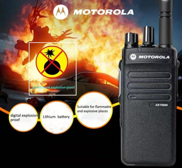 DMR Digital Radios MOTOTRBO XiR P6600i Motorola Explosion-proof Walkie Talkie - ALAFONE