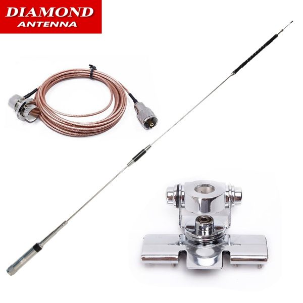 Car Mobile Radios Quad Band Antenna Diamond CR8900 Antenna For Yaesu FT ...