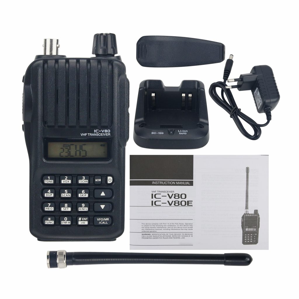 VHF 8W 10KM ICOM IC-V80E Marine Transceiver Icom V80E Boat Vessel ...