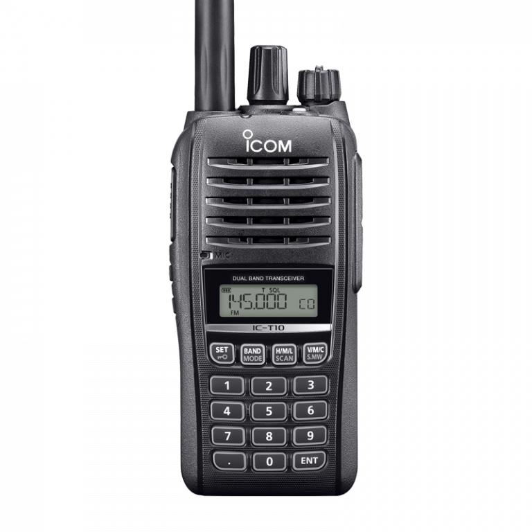 Waterproof ICOM T10 Handheld Radios ICOM IC-T10 VHF/UHF Dual Band ...