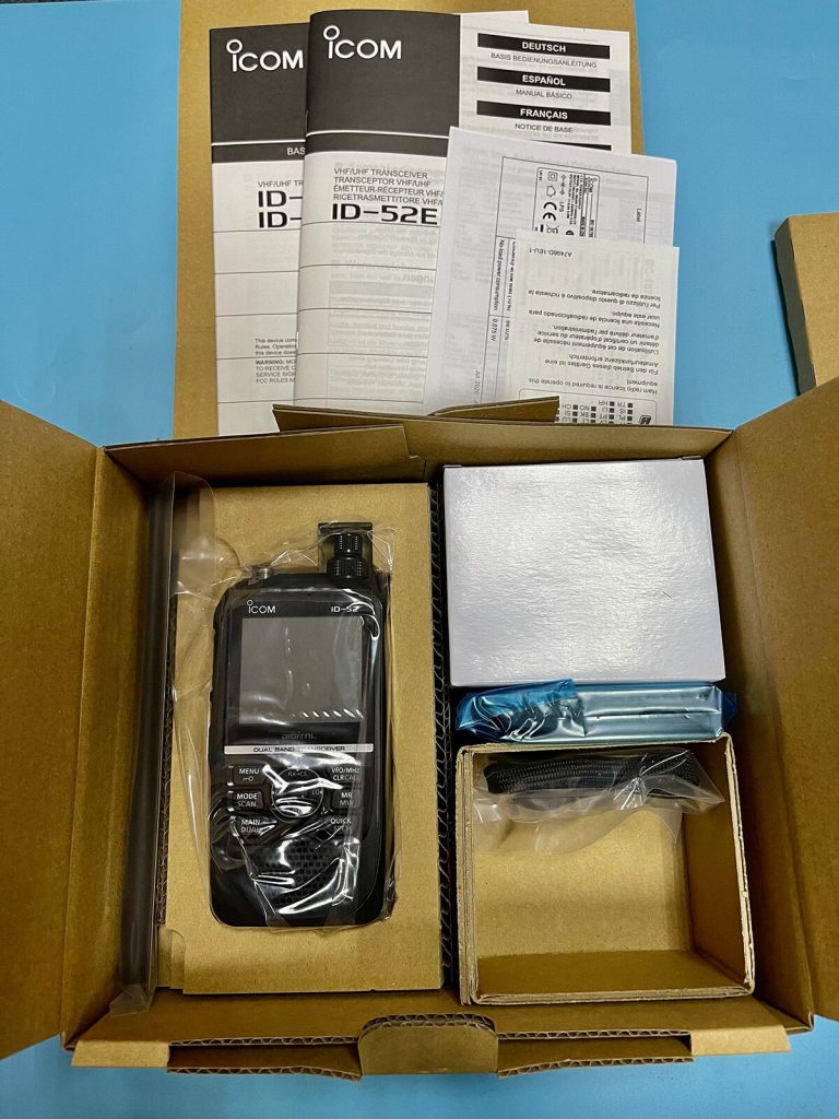 ICOM ID-52E Dual Band VHF UHF Digital Transceiver ICOM ID52E DMR Radios - ALAFONE