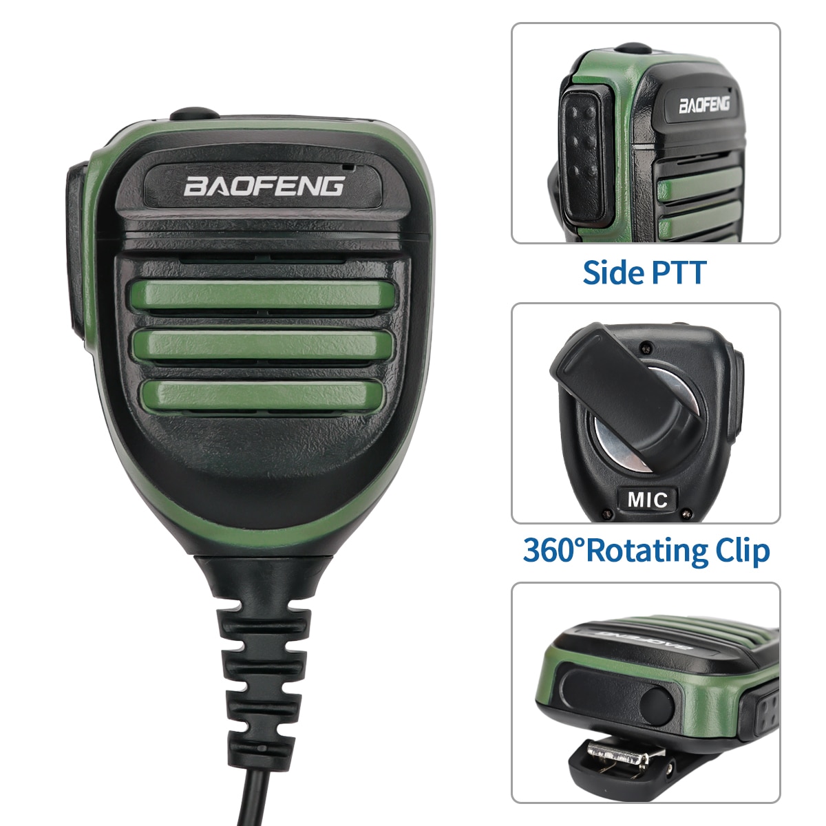 Waterproof Speaker Mic for Baofeng UV-9R Pro UV9R Plus
