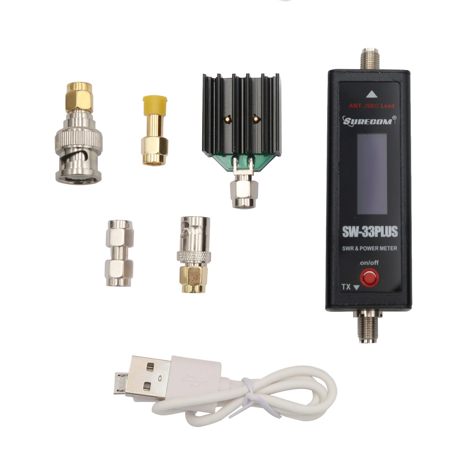 SURECOM SW-33Plus Mini RF Power SW33 plus SWR Meter for Handheld Radio ...