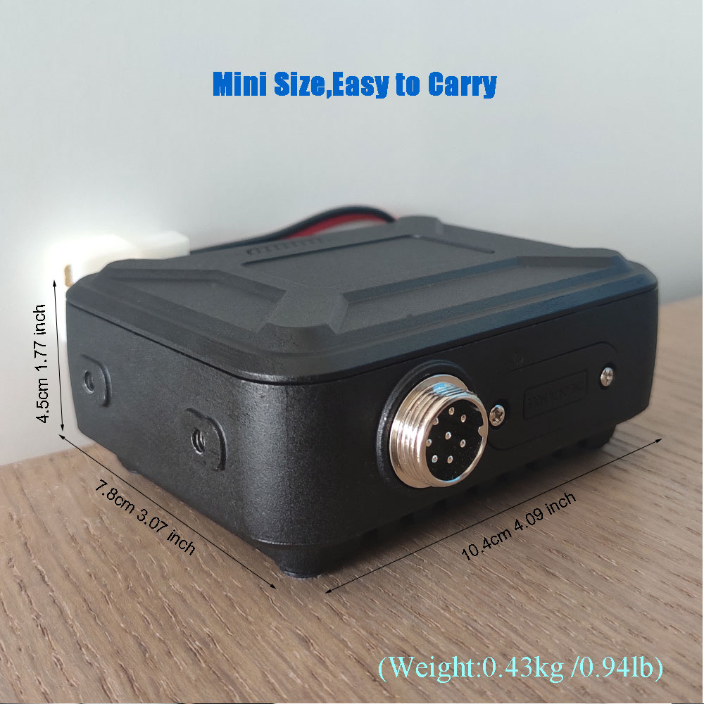 New Arrival Anysecu WP-9900 Dual Band Mini Mobile Radio WP9900 with Programming Cable - ALAFONE