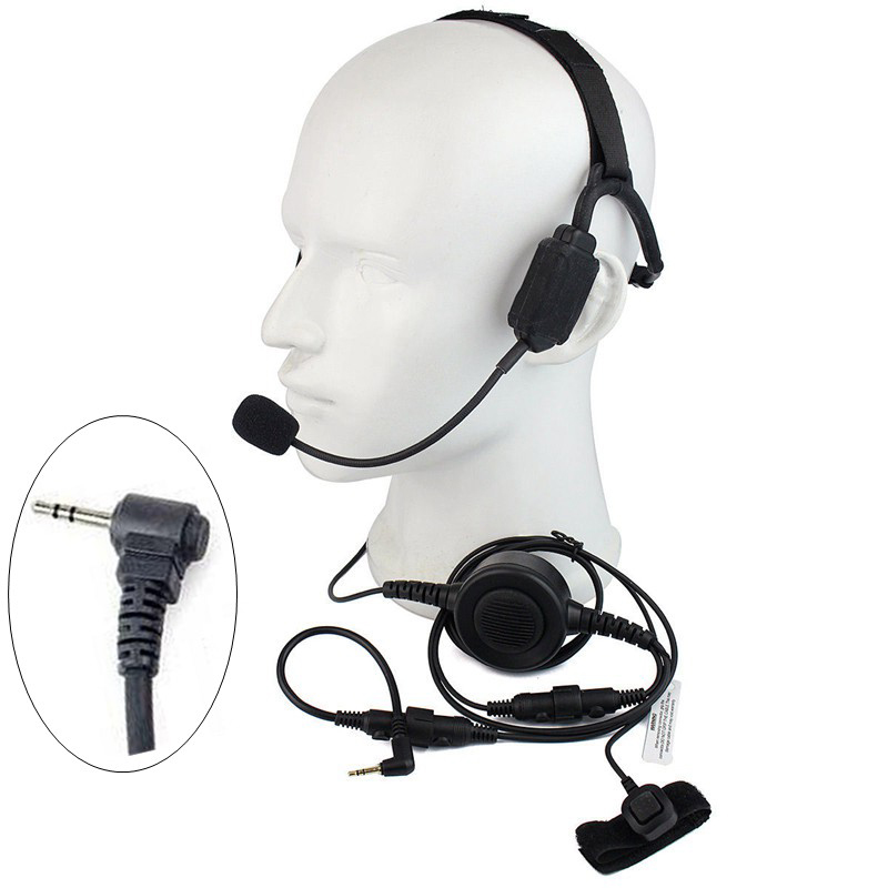 Motorola T5428 T6200 T6210 Headphone Military Bone Conduction Tactical ...