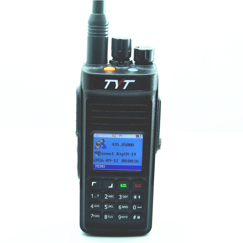New GPS TYT MD398 DMR Radio TYT MD-398 UHF 400-470Mhz Waterproof IP67 ...