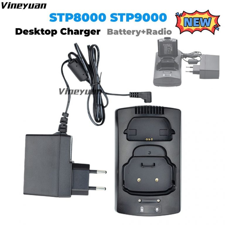 NEW Desktop Battery Charger Base for Sepura STP8000 STP8038 SEP8040 ...
