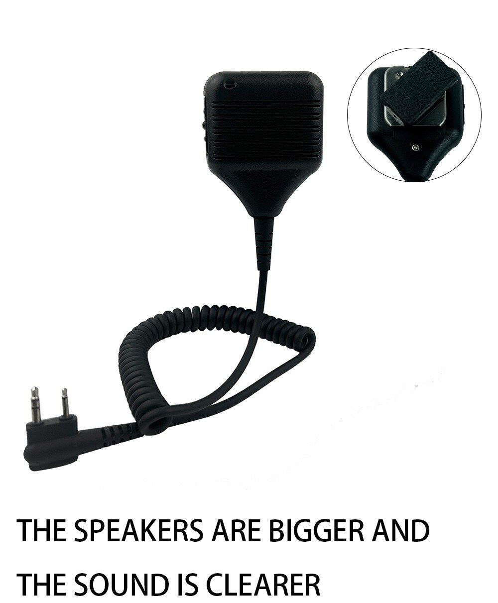 Remote Speaker Mic PTT Handheld Microphone For Kenwood TKTK2402 TK3402 ...
