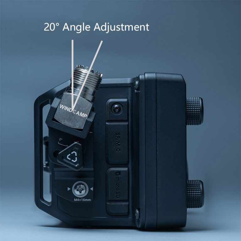 WINDCAMP ARK-705 Shield+RC-2 Quick Release Antenna Support for ICOM IC ...