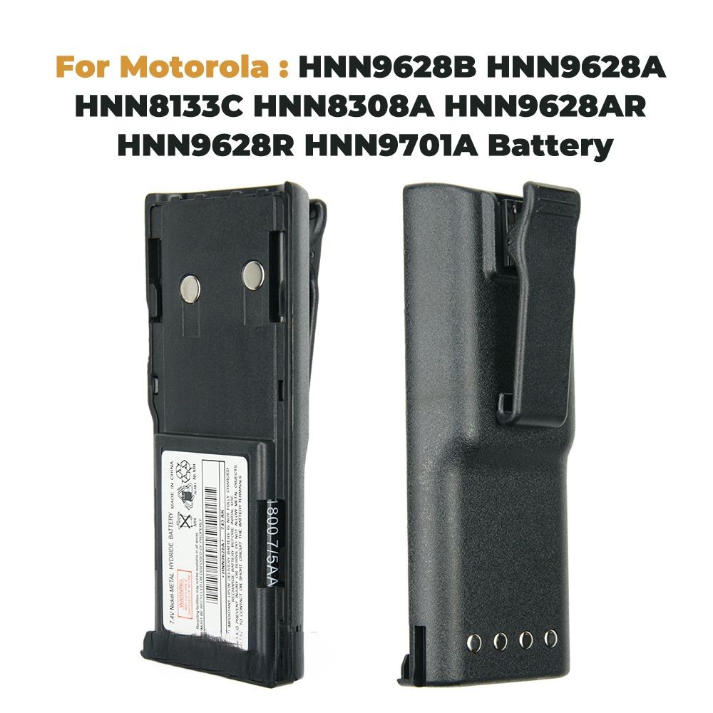 Motorola GP300 Battery Replacement HNN9628A Batteries for Motorola P080 ...