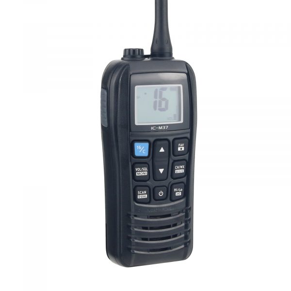 ICOM IC-M37 6W 5KM VHF Handheld Marine Transceiver ICOM M37 Ship Boats ...
