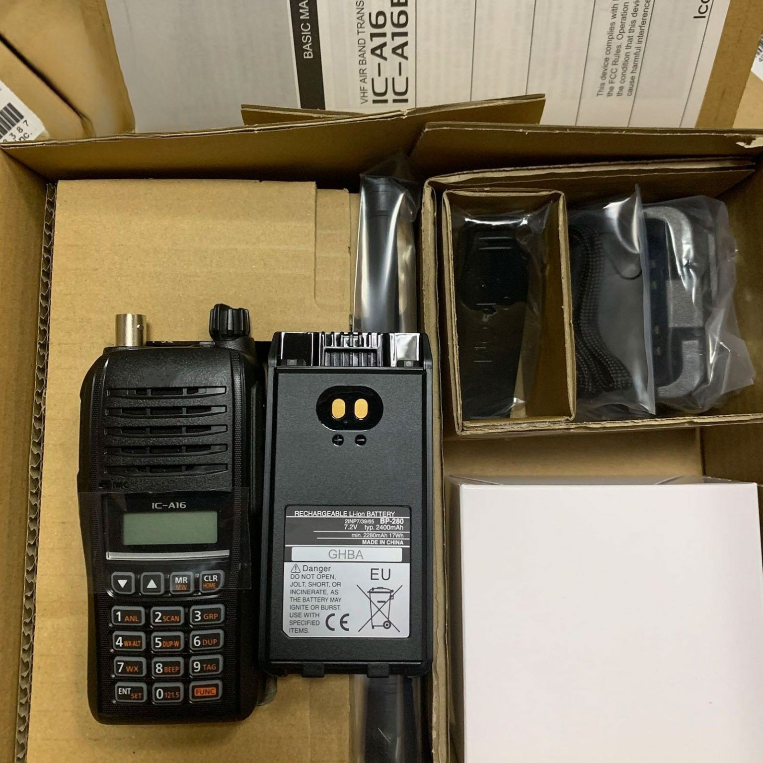 Icom IC-A16B Handheld Transceiver with Bluetooth updated ICOM A16 Ham ...