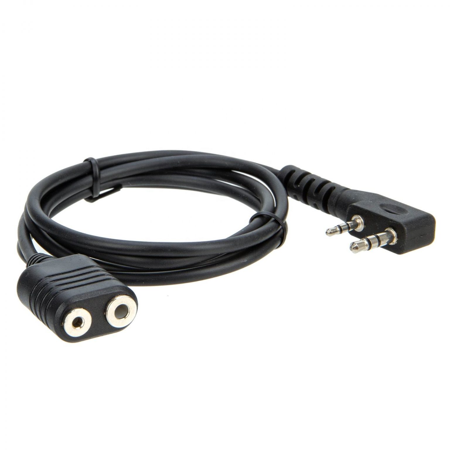 Universal Intercom K type 2 Pin Speaker Mic Headset Earpiece Extension ...