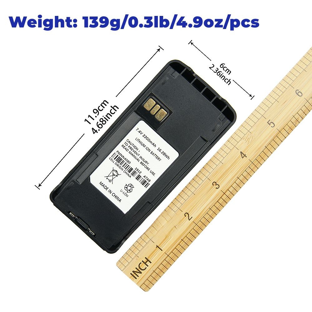 Motorola Batteries PMNN4080 PMNN4081 Battery For CP1600 CP1660 CP1300 ...