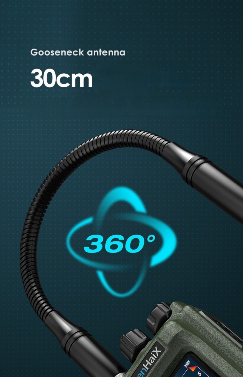 New Arrival Senhaix GT-12 Full Band Air Band UHF VHF PTT DTMF Portable ...