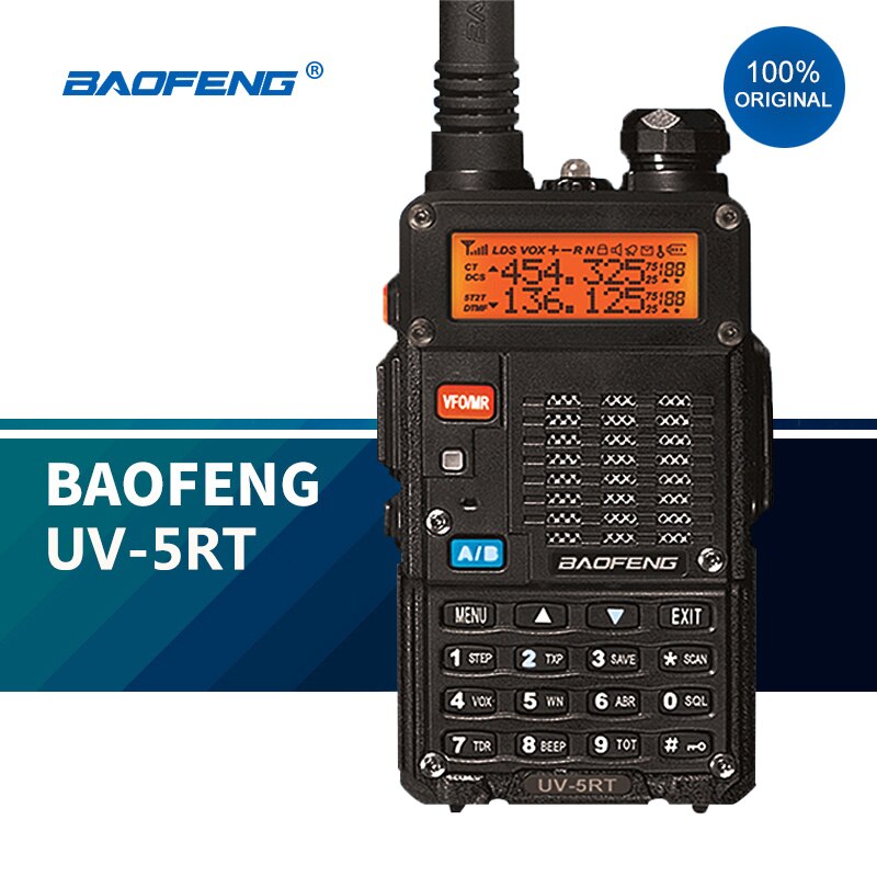 Baofeng UV-5RT Police DTMF Encoded VOX Advanced Dual Band Radio Hunting ...