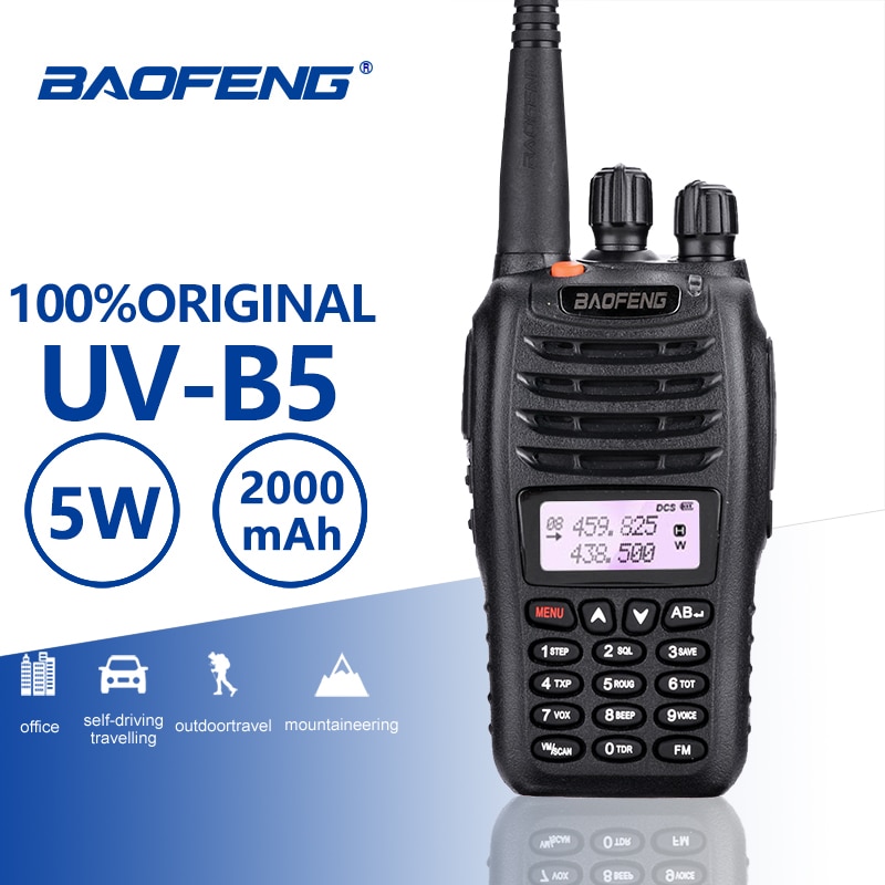 BaoFeng UV-B5 Double Frequency VHF UHF Walkie Talkie Baofeng B5 Small ...