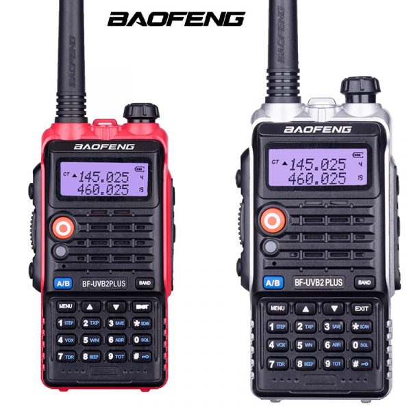 BaoFeng BF-UVB2 Plus Radio Dual Band 4800mah 8W for Hunting Ham Walkie ...