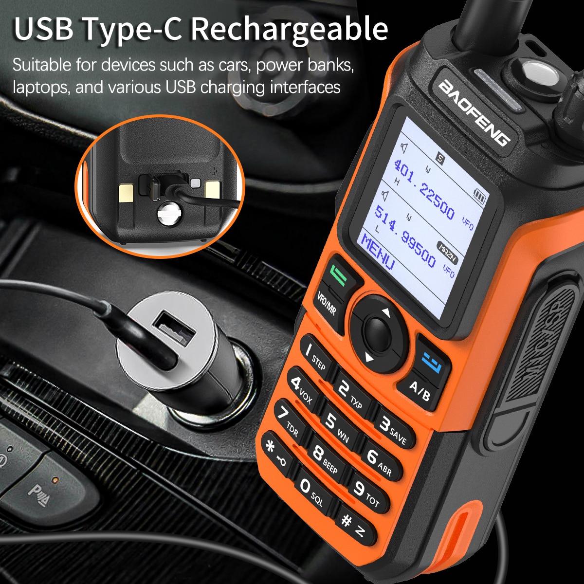 Baofeng UV-21 Pro 10W Walkie Talkie Long Range Portable Ham Radios Type ...
