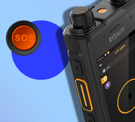 Estalky E966P Touch Screen 4G LTE PoC SIM Card Android Push to Talk ...