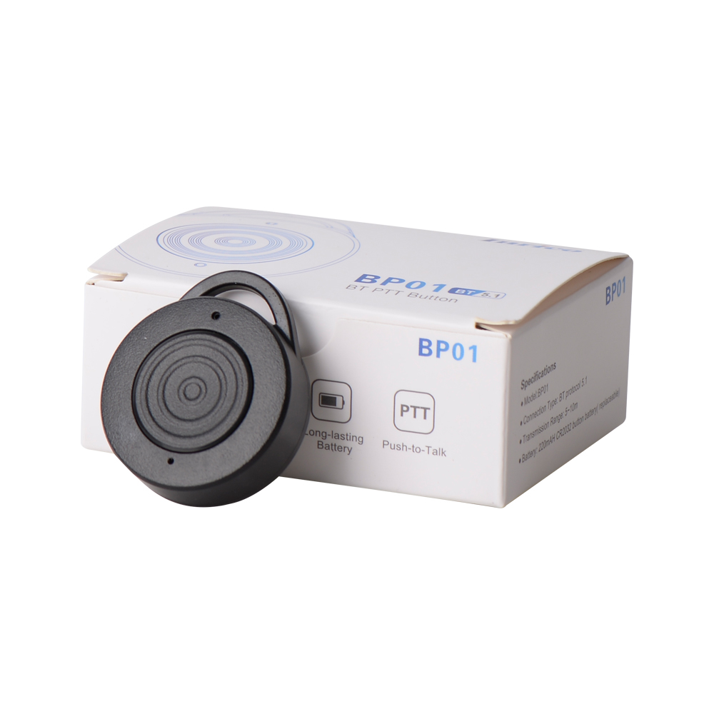 Inrico BP01 Real-time PTT Button Ham Radio Wireless Bluetooth Long ...