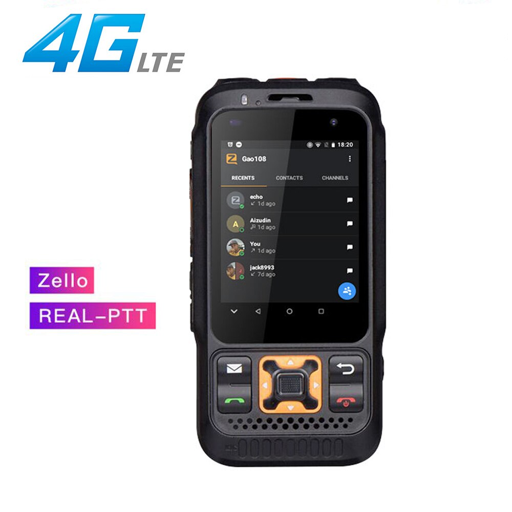 Inrico S100 4G PoC Radio 4G LTE PTT Network Two way radio GPS Bluetooth ...