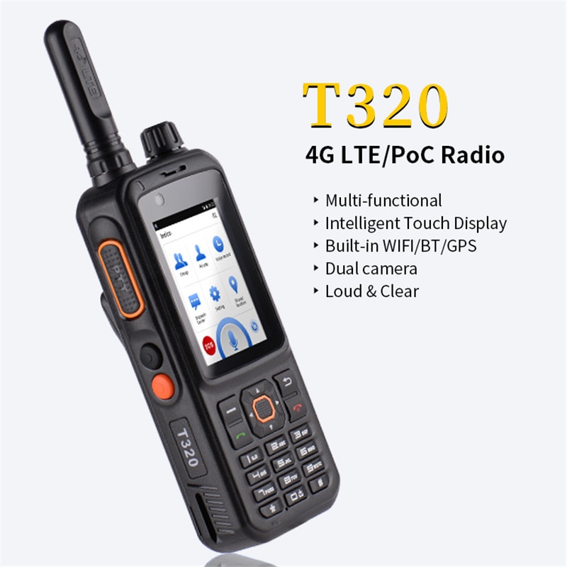 Inrico T320 Zello PTT 4G LTE PoC Public Network Radio Phone - ALAFONE
