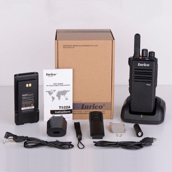 Inrico T522A PoC Radio 2G/3G/4G LTE Network Walkie Talkie - ALAFONE