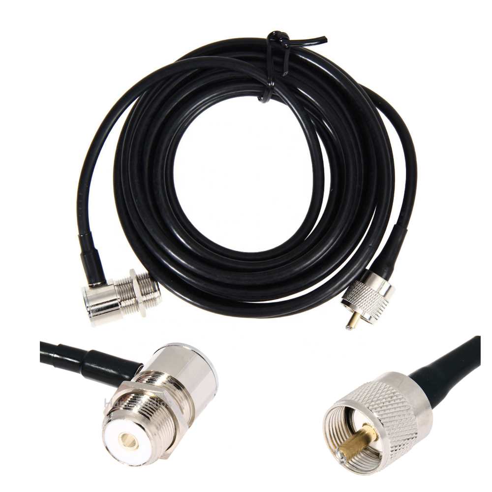 5M RG58 Antenna Extension Cable Nagoya RB-20 Mobile Radio Antenna Mount