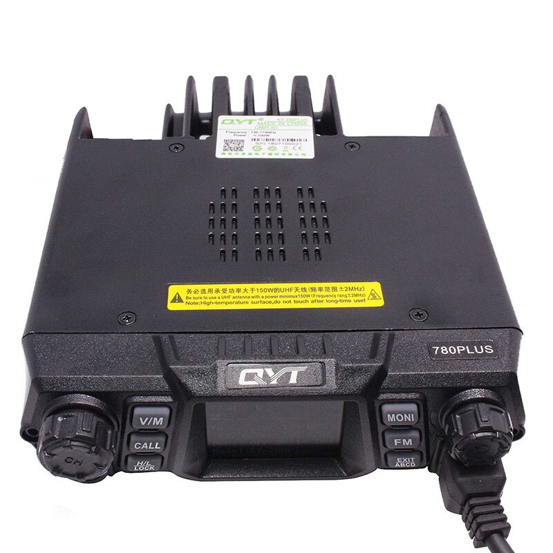 QYT KT-780PLUS Car Radio High Power 100W VHF or 75W UHF Boat Ham Mobile ...