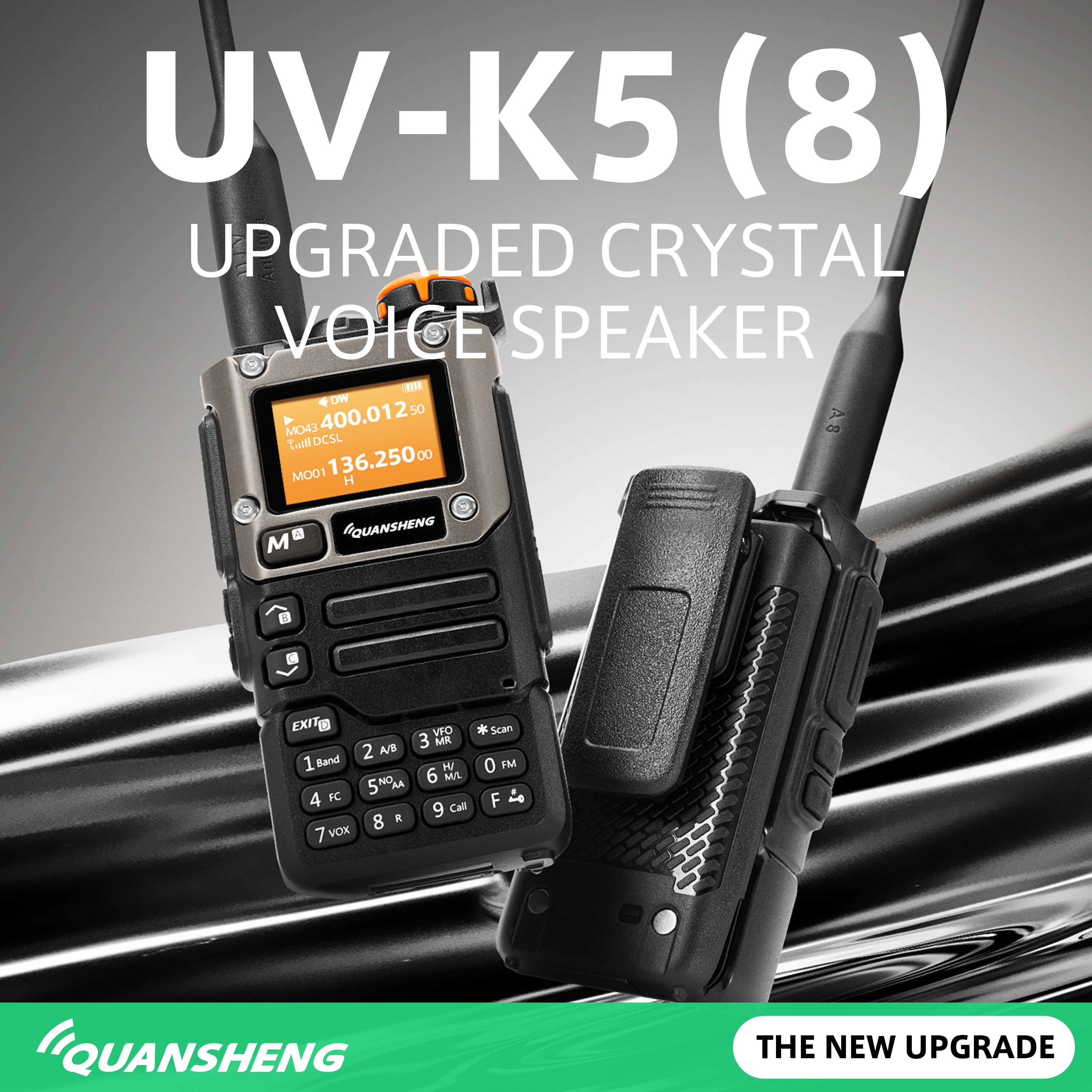 Newest Quansheng UV-K58 Radio Quansheng UV-K6 generation 2 of UV-K5 ...