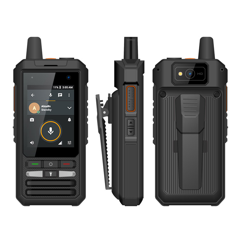 F80S POC Walkie Talkie 4G Smartphone Quad Core 1.4GHz SOS Rugged Phone ...