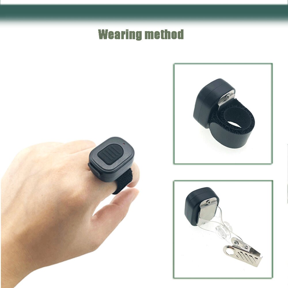 Wireless Finger Remote Control PTT for Phone Android IOS POC Zello Talk ...