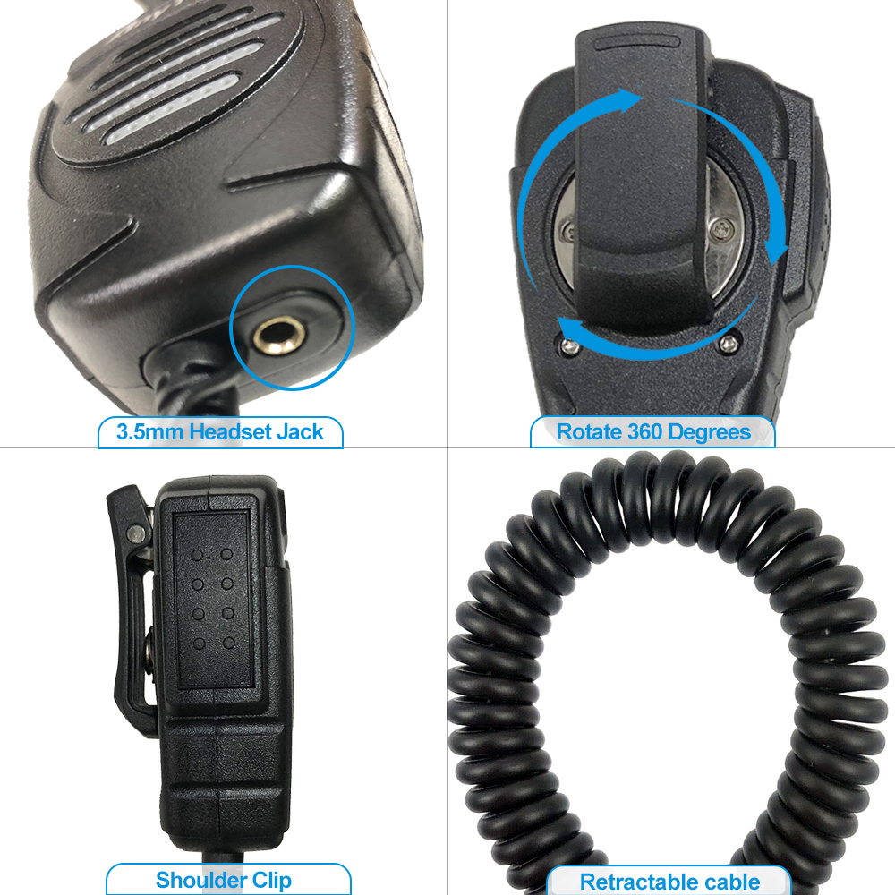 Anytone Microphone Speaker for AT-D878UV AT-D878UVplus At-d878uvii Plus ...