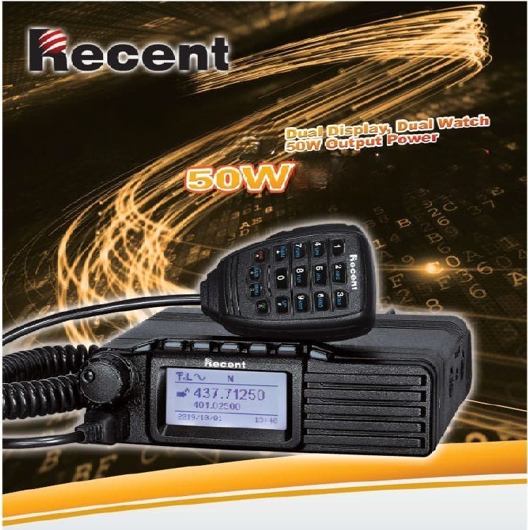 Recent RS-938D 50W UHF 400-470MHZ / VHF 136-174MHz DMR Digital Mobile ...