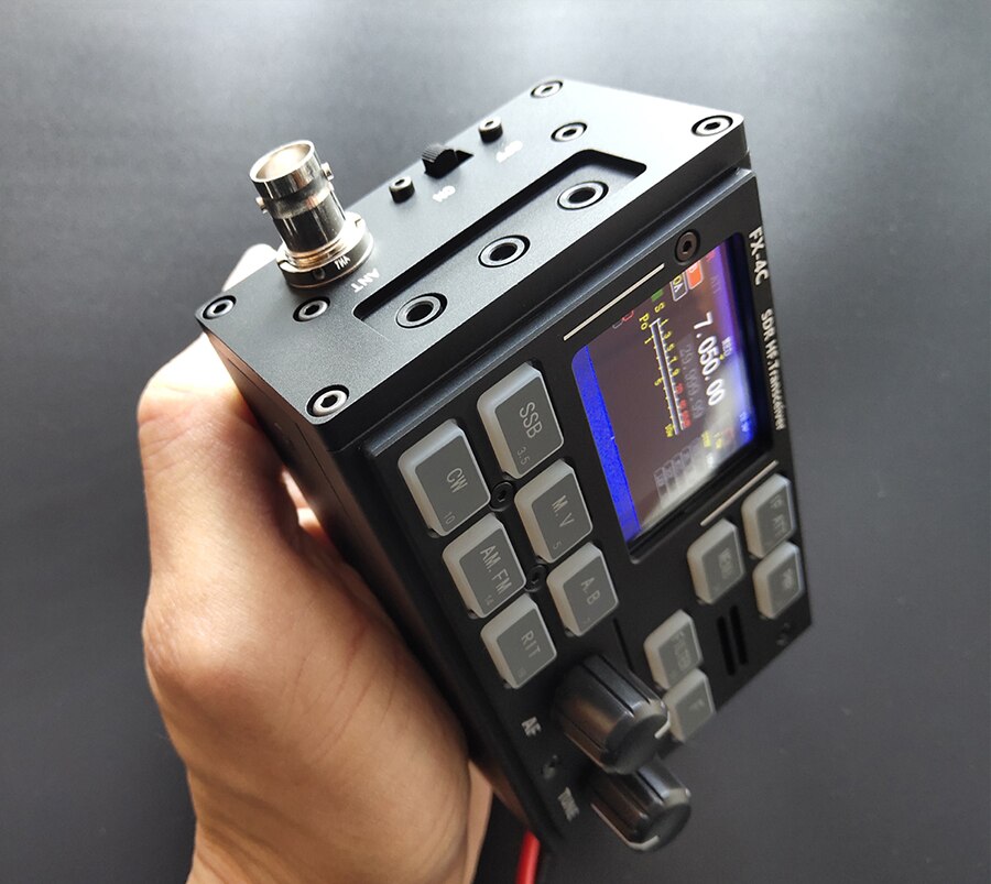 FX-4C Pocket Wizard 10W SSB/CW/AM/FM HF Shortwave Radio SDR Built-in ...