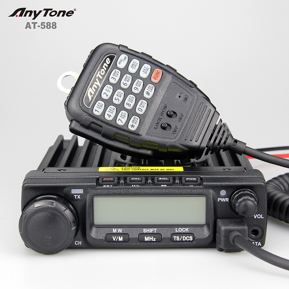 Anytone AT-588 VHF 220-260MHz Vehicle Mounted Mobile Radio Transceiver ...