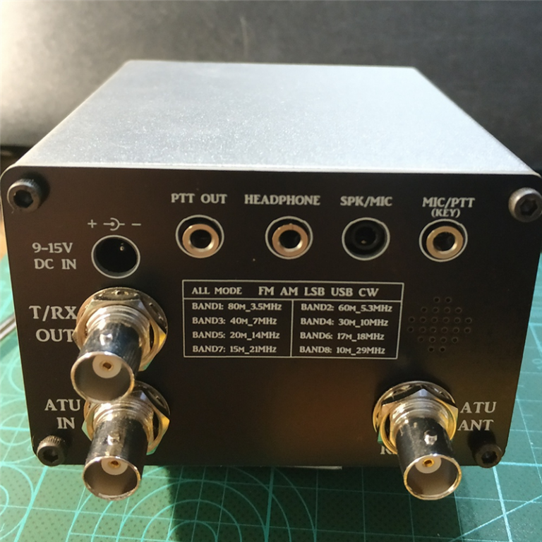 USDX SDR Transceiver All Mode 8 Band Receiver HF Ham Radio QRP CW Transceiver Built-in ATU-100 ...