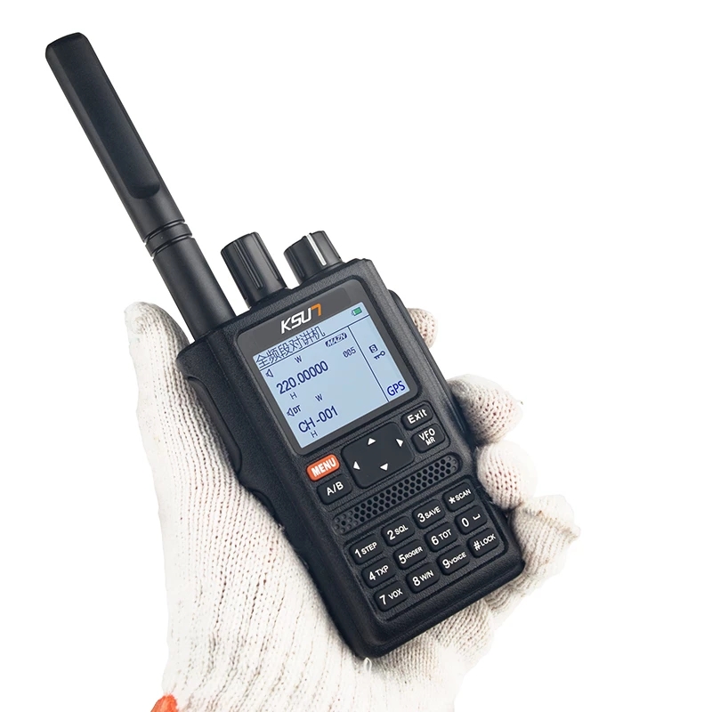 KSUN X-UV98D 10W Walkie-Talkie Full Screen GPS Positioning Display ...