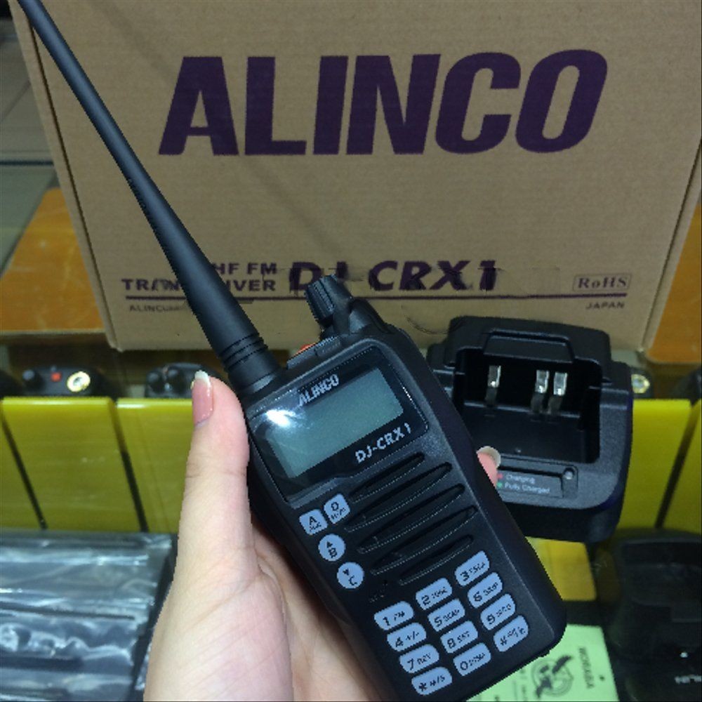 5W HT Alinco DJ-CRX1 VHF 136-174Mhz Portable FM Two way Radio 200 Channels - ALAFONE