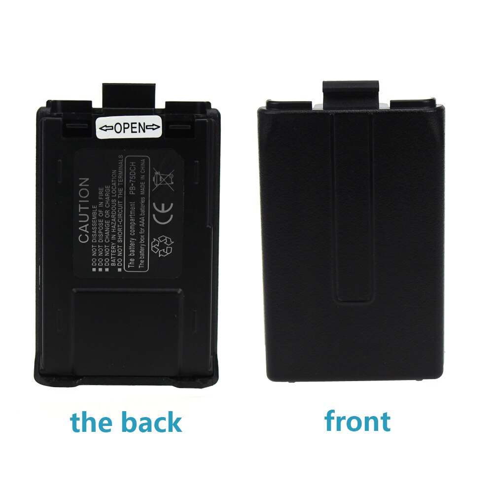 6x AAA Battery Case Pack Shell For BaoFeng UV-5R UV-5RB UV-5RE Portable ...