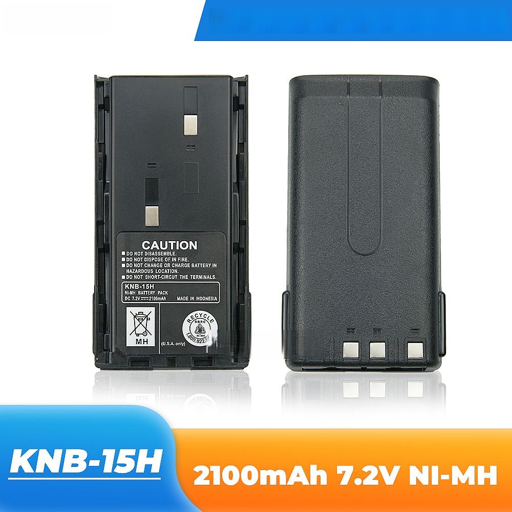 KNB-15H 2100mAh Ni-MH Replacement Battery for Kenwood TK-260 TK-260G TK ...