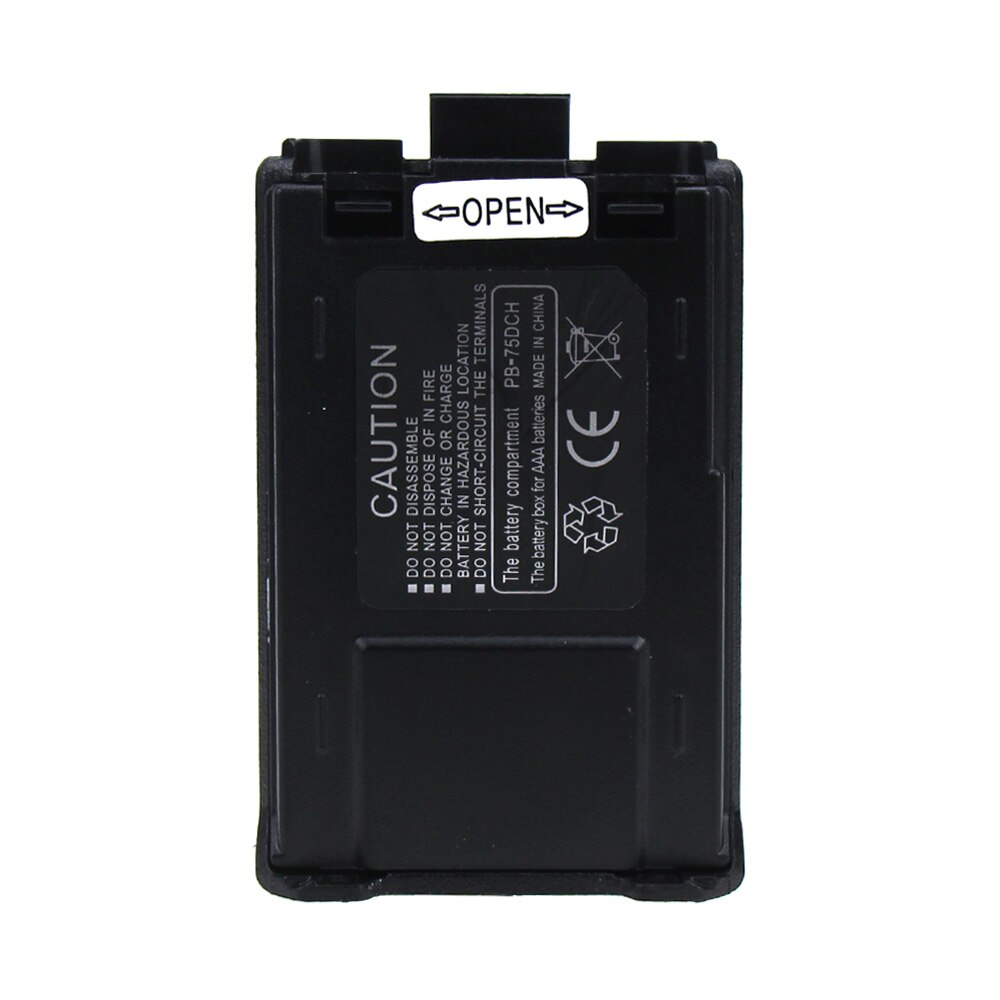 6x AAA Battery Case Pack Shell For BaoFeng UV-5R UV-5RB UV-5RE Portable ...